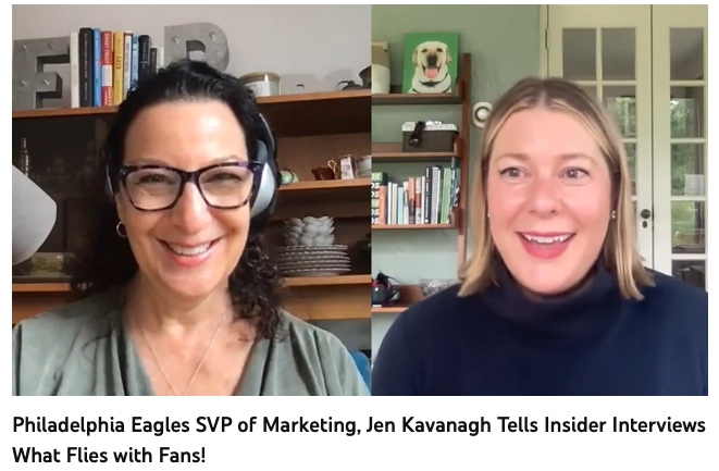 How the Eagles’ Jen Kavanagh Makes Marketing Fly with Fans – Insider Interviews: With Media ...